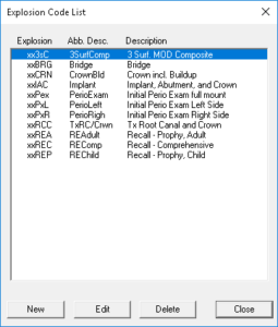 Create an Explosion Code with Pre-Set Surfaces for Common Procedures ...